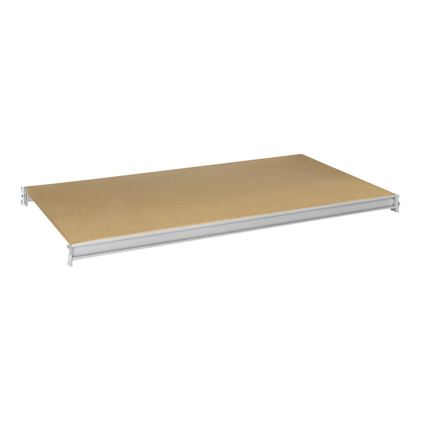 Hallowell 60" x 36" Light Gray Bulk Rack Shelf Level with Particleboard ...