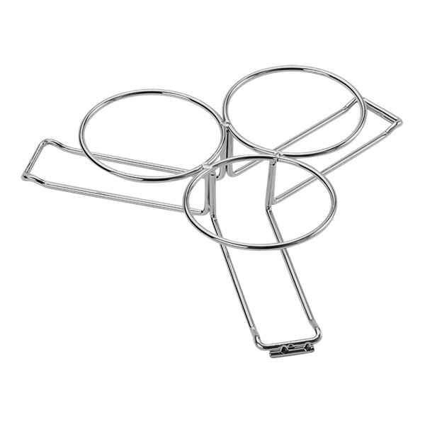 American Metalcraft 9 1/4" x 8 1/4" Chrome Plated Iron Shaker Caddy ...