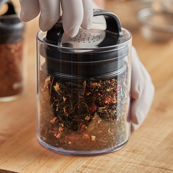 Prepara Evak Fresh Saver 0.45 Qt. Clear SAN Plastic Round Airtight Food ...