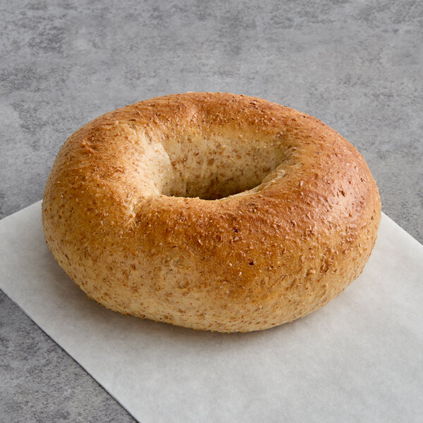 Just Bagels Frozen Authentic New York Wheat Bagel 4 oz. - 48/Case