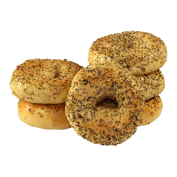 Just Bagels Frozen Authentic New York Sliced Everything Bagel 4 oz ...