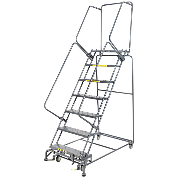 Ballymore M-2000 Series 7-Step Gray Steel Cal/OSHA Compliant Rolling ...