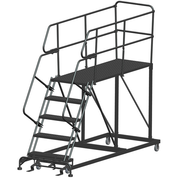 Ballymore 5-Step Heavy-Duty Steel Cal/OSHA Compliant Mobile Work ...