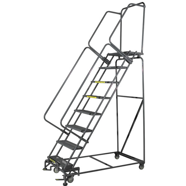 Ballymore 7-Step Gray Steel Cal/OSHA Compliant 50-Degree Slope Walk ...