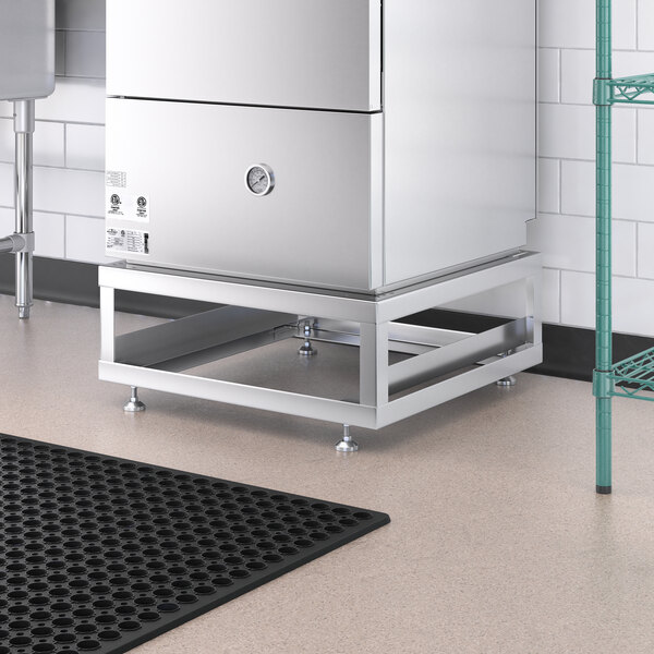 Main Street Equipment 541STAND24 Adjustable 10" Undercounter Dish ...