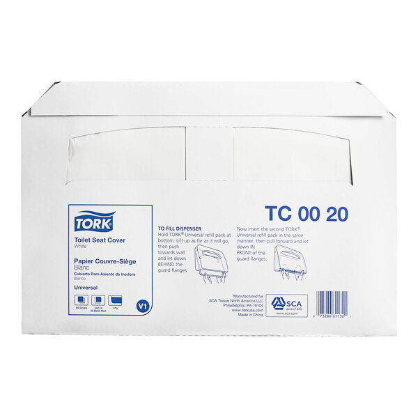 Tork Universal Half Fold Paper Toilet Seat Cover V1 - 5000/Case