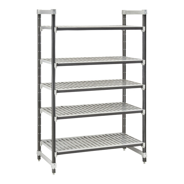 Cambro EXU184872V5480 Camshelving® Elements XTRA 5-Shelf Vented Starter ...