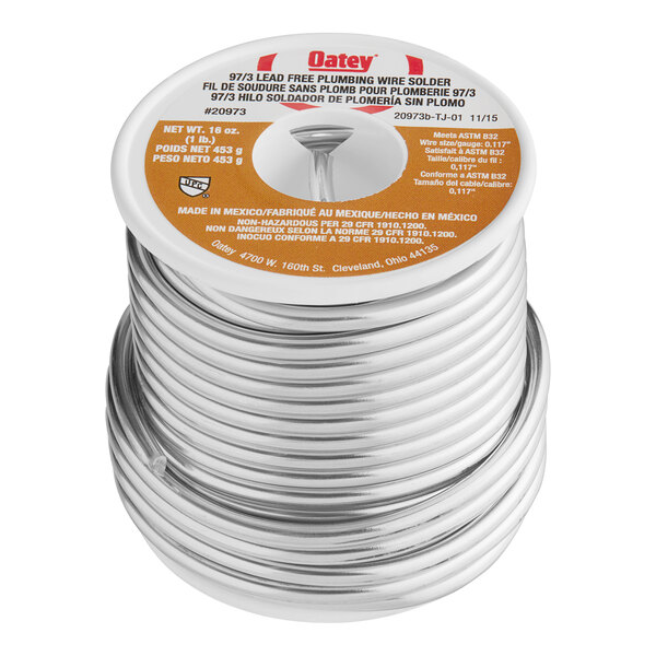 Oatey 20973 1 lb. 97/3 Plumbing Wire Solder