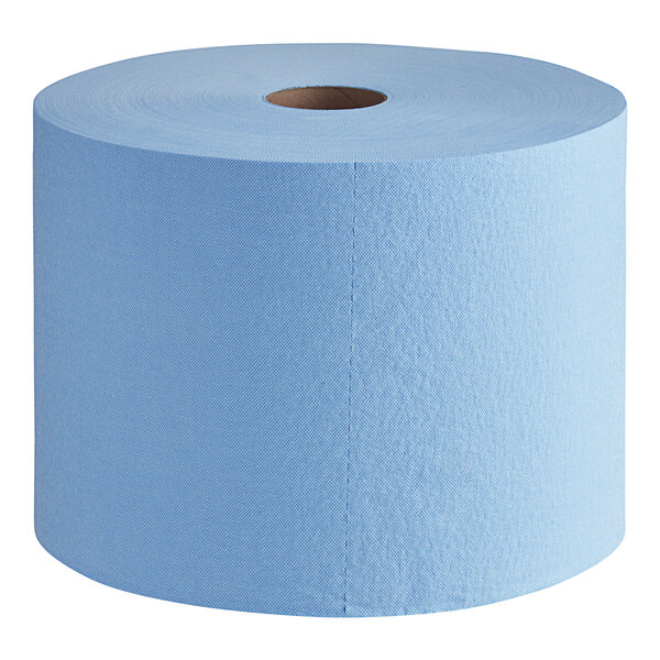 Tork Paper Wiper Plus 11" x 12" Blue Medium-Duty Wiper Giant Roll W1 ...