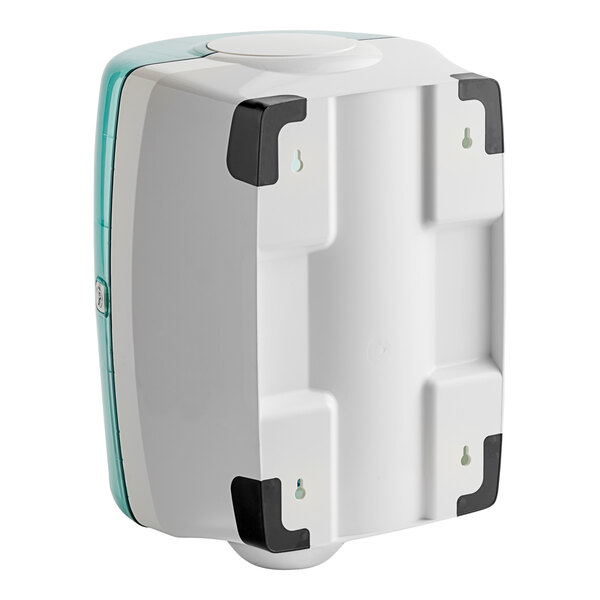 Tork Performance 653020 Blue / White Maxi Center Pull Wiper Dispenser W2