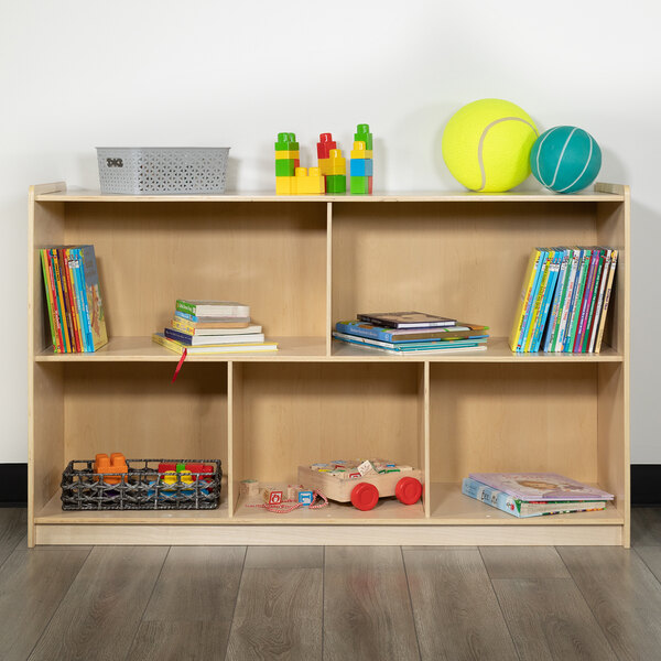 Flash Furniture Hercules 48" x 15" x 30" 5-Compartment Wood Classroom ...