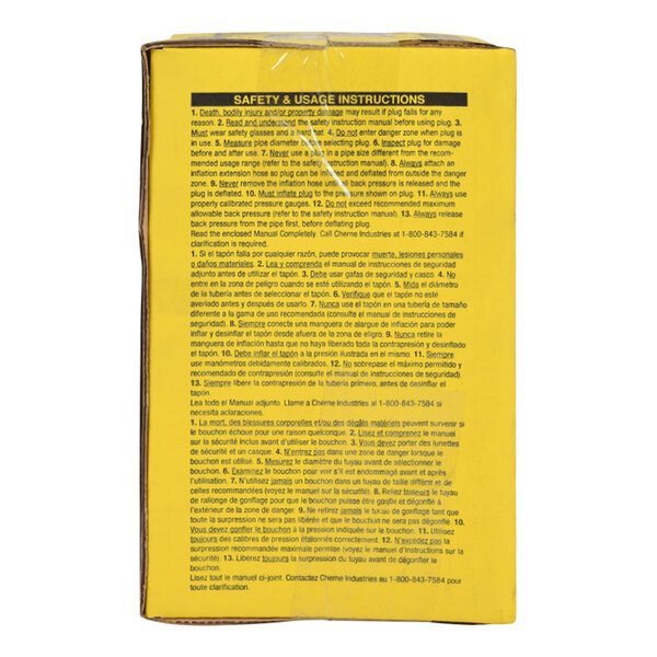 Cherne by Oatey 262064 Muni-Ball 6" Pipe Plug with 1 1/2" Bypass