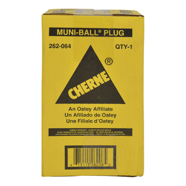 Cherne by Oatey 262064 Muni-Ball 6" Pipe Plug with 1 1/2" Bypass