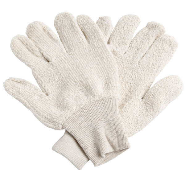 Cordova Loop-Out Natural 24-Ounce Terry Work Gloves - Small - 12/Pack