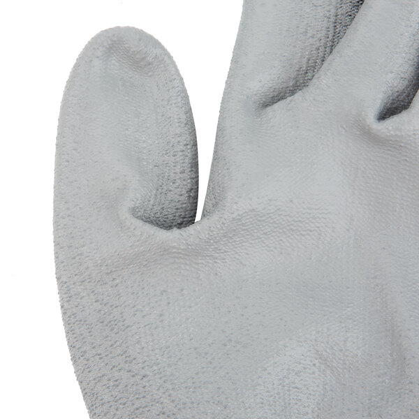 Cordova Valor Salt and Pepper HPPE / Synthetic Fiber Gloves with Gray Polyurethane Palm Coating - 2X