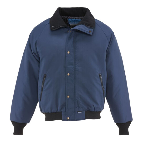 RefrigiWear ChillBreaker Navy Insulated Jacket 0450RNAVXLG - XL
