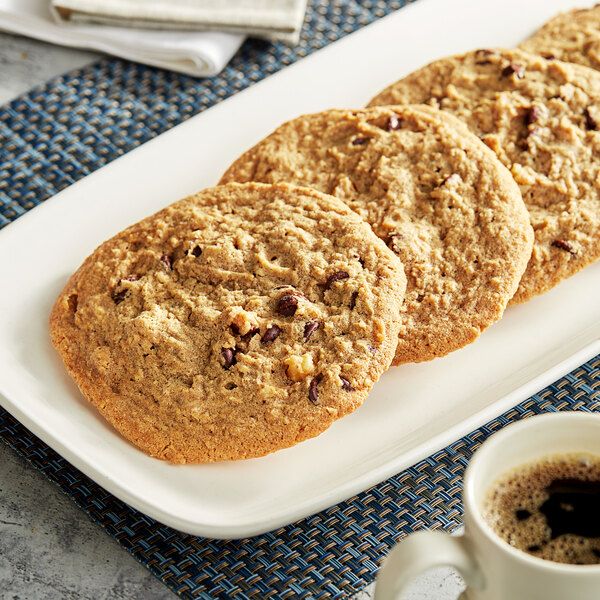 Michael's Cookies Pre-Formed Vegan Chocolate Chip Walnut Cookie Dough 4 ...