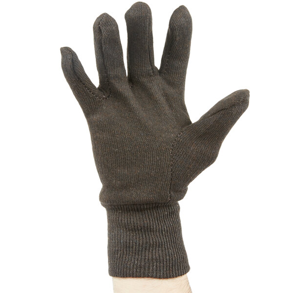 Cordova Standard Brown Polyester / Cotton Jersey Gloves - Extra Large ...