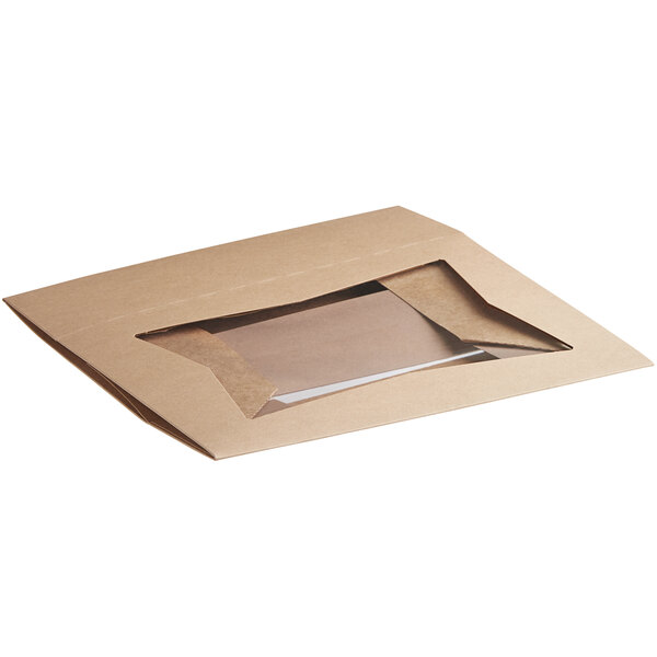 Baker's Lane 14" x 10" x 4" Kraft Customizable Quarter Sheet Auto-Popup ...