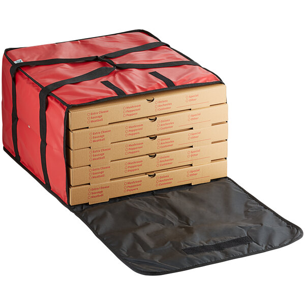 Insulated Thermal Pizza Bag, 20" x 20" - WebstaurantStore