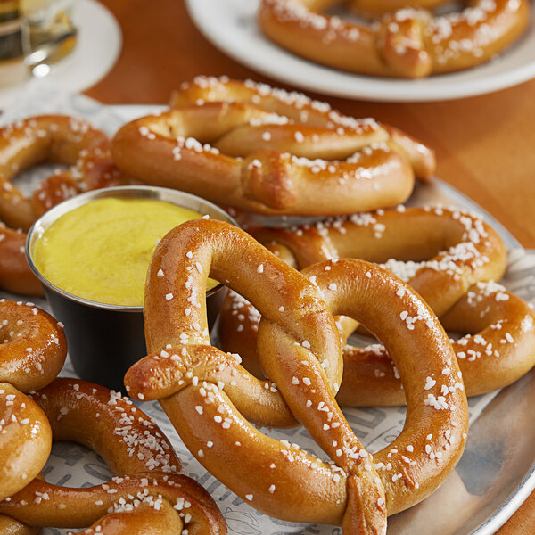 SuperPretzel Whole Grain Soft Pretzel 2.2 oz. - 100/Case