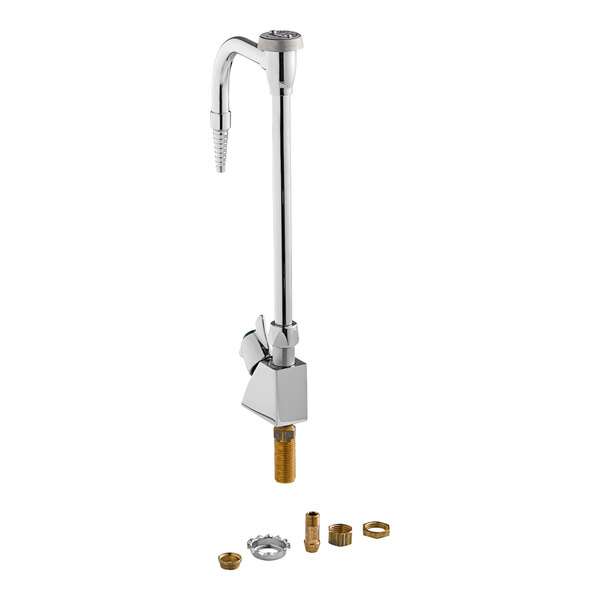 Delta Faucet W6600-10 Deck-Mounted Single-Hole Laboratory Faucet with 6 ...