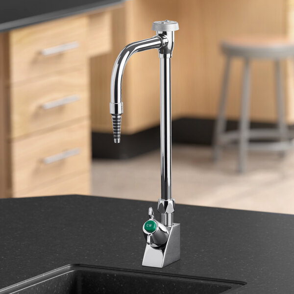 Delta Faucet W6600-10 Deck-Mounted Single-Hole Laboratory Faucet with 6 ...
