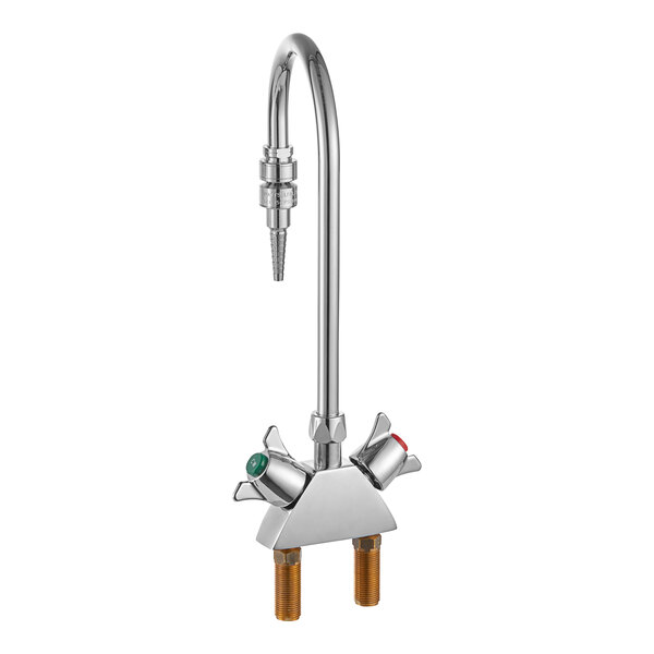 Delta Faucet W6700-9 Deck-Mounted Laboratory Faucet with Vandal ...