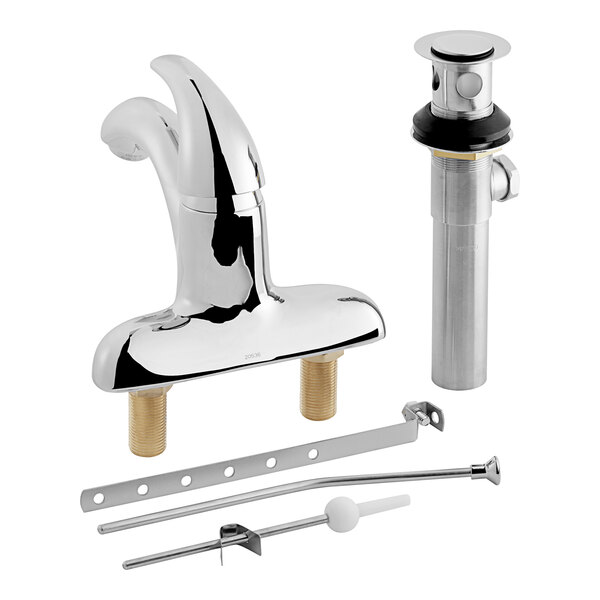 Delta Faucet 22C351 Single Lever Deck-Mount Lavatory Faucet with 1.5 ...