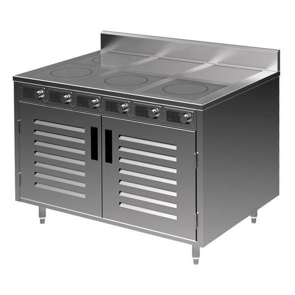 Spring USA BOH-2600D-6 BOH Series 48" Slide-In Induction Cooking ...