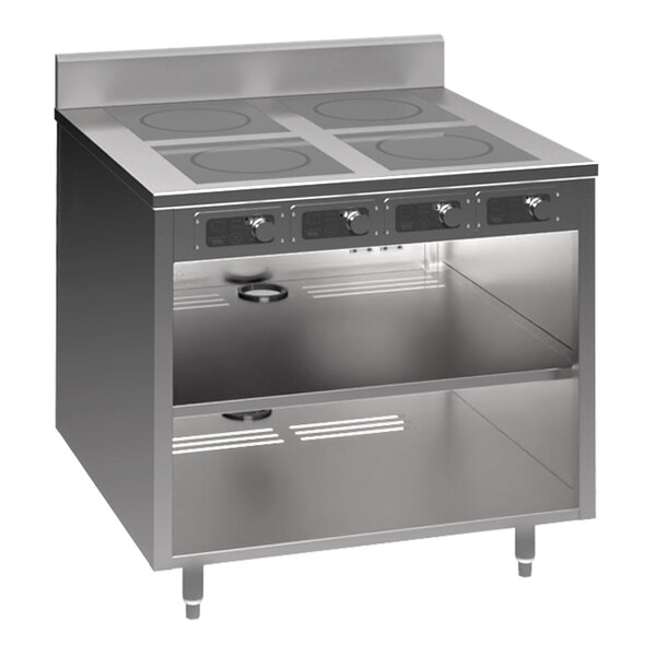 Spring USA BOH-3500 BOH Series 36" Slide-In Induction Cooking Cabinet ...
