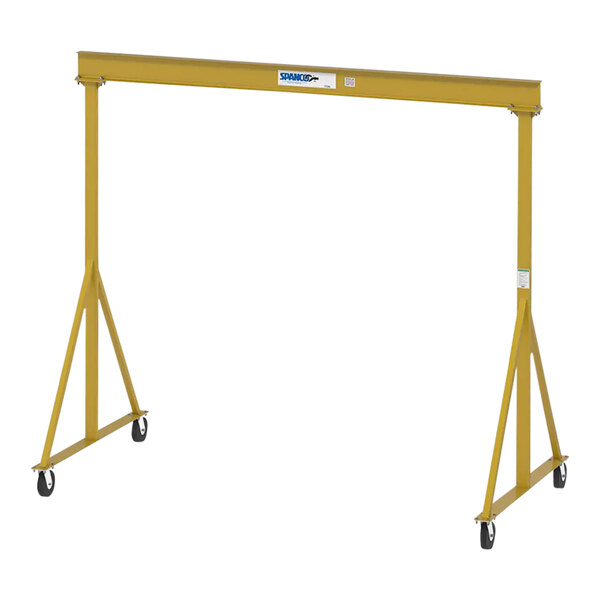 Spanco E-Series 11' 6" 1 Ton Steel Gantry Crane with 5' 10" - 9' 6 ...