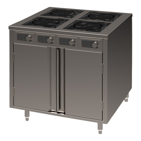 Spring USA BOH-3500D BOH Series 36" Slide-In Induction Cooking Cabinet ...