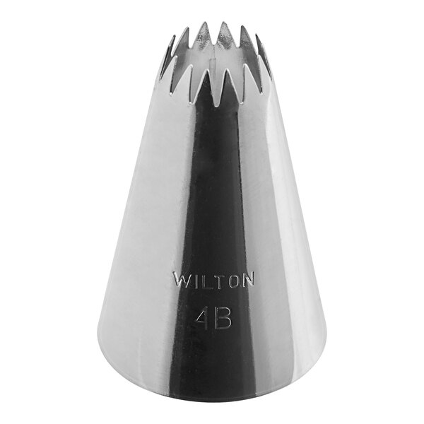 Wilton 4B Stainless Steel Open Star Piping Tip 191007479
