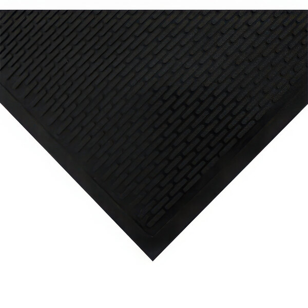 M+A Matting SuperScrape 5555046100 4' x 6' Black Rubber Scraper Mat ...