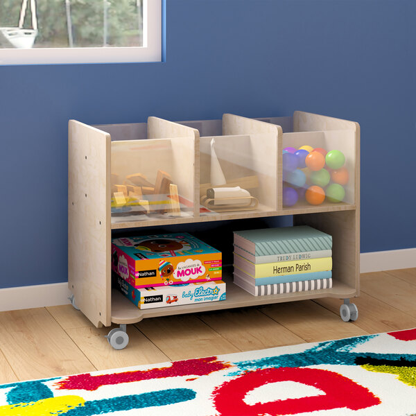 Flash Furniture Bright Beginnings 31 1/2" x 24 1/2" Wooden Mobile ...
