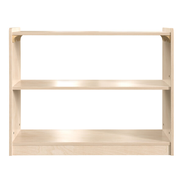 Flash Furniture Bright Beginnings 31 1/2" x 24 1/2" Wooden 2-Shelf Open ...