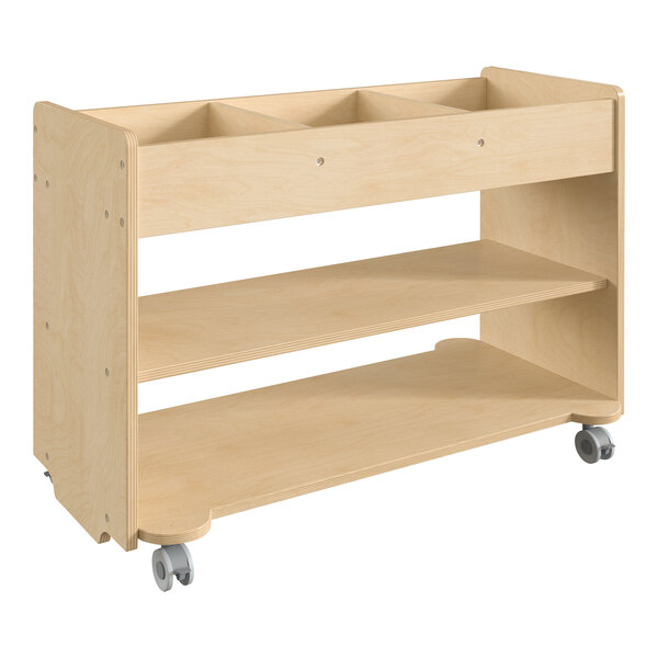Flash Furniture Bright Beginnings 31" x 24 1/2" Wooden Mobile Storage ...