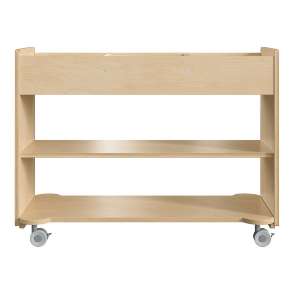 Flash Furniture Bright Beginnings 31" x 24 1/2" Wooden Mobile Storage ...