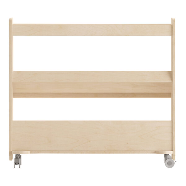 Flash Furniture Bright Beginnings 34 3/4" x 31 1/2" Wooden 3-Shelf ...