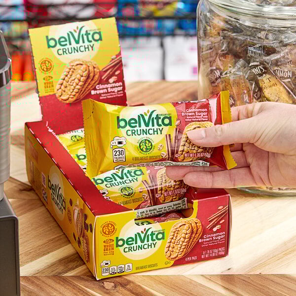 Nabisco belVita Cinnamon Brown Sugar Breakfast Biscuits (4-Count) 1.76 ...