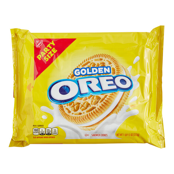 Nabisco Oreo Golden Cookie Party Pack 24.16 oz. - 8/Case