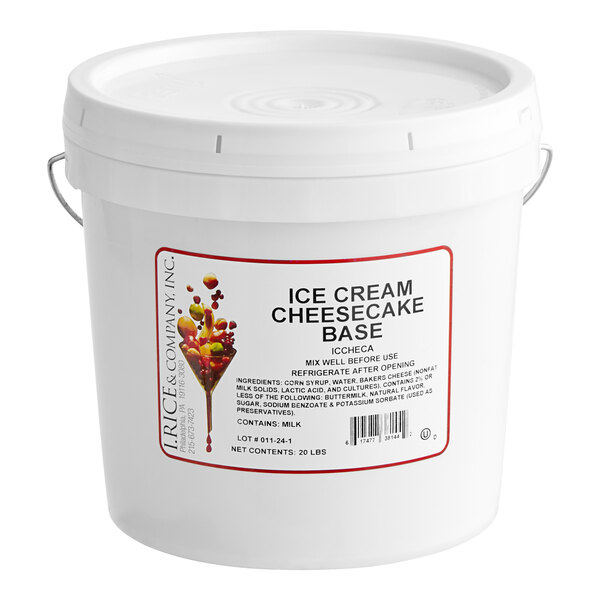 I. Rice Cheesecake Hard Serve Ice Cream Base 2 Gallon