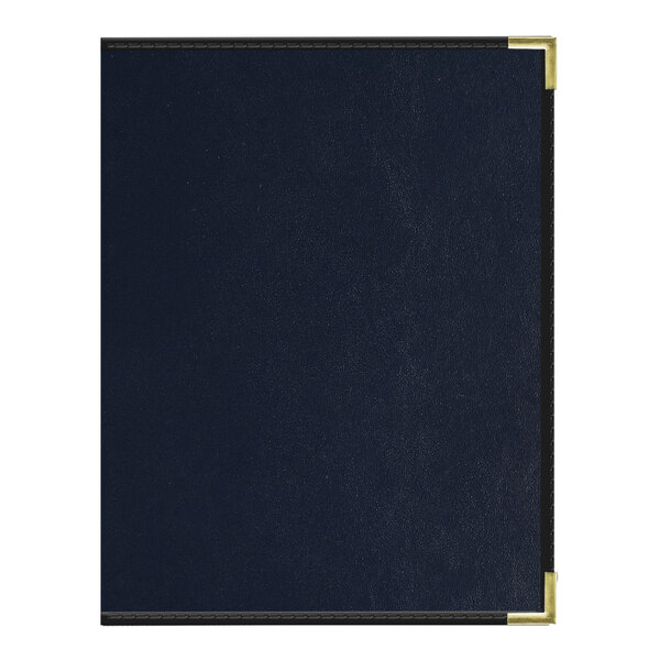 H. Risch, Inc. Oakmont 8 1/2" x 11" Blue 2 View Menu Cover