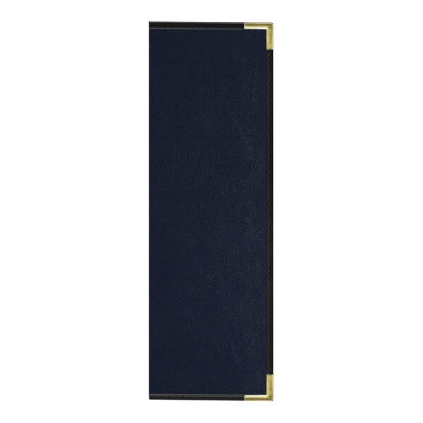 H. Risch, Inc. Oakmont 4 1/4" x 14" Blue 2 View Menu Cover
