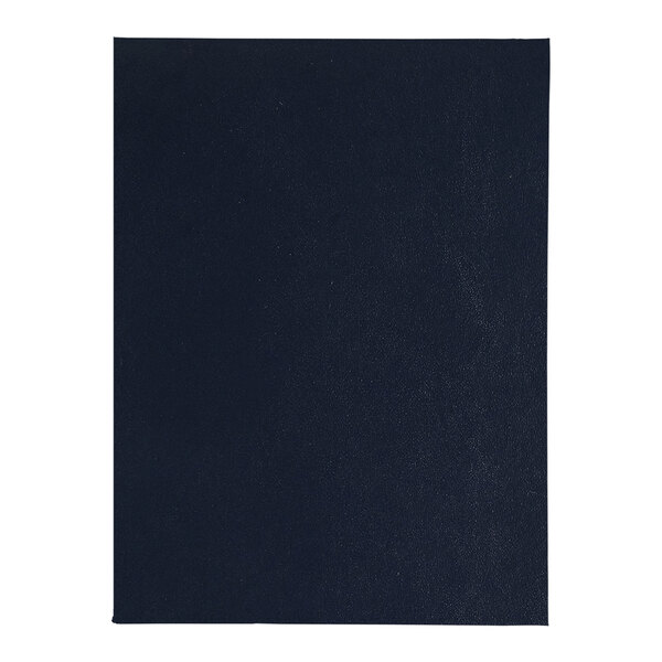 H. Risch, Inc. Oakmont 8 1/2" x 11" Blue 1-Panel Menu Cover with Album ...