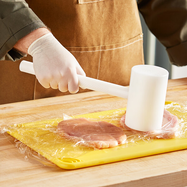 Choice 14 1/4" Plastic Meat Mallet