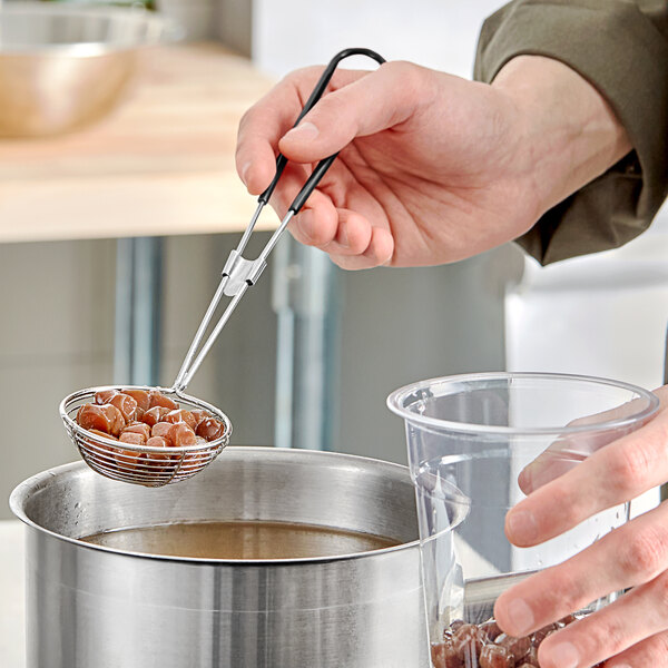 Choice 3'' Boba Scoop with Coated Handle