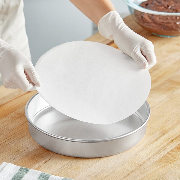 Baker's Lane 10" Round Silicone Coated Pan Liner - 1000/Case