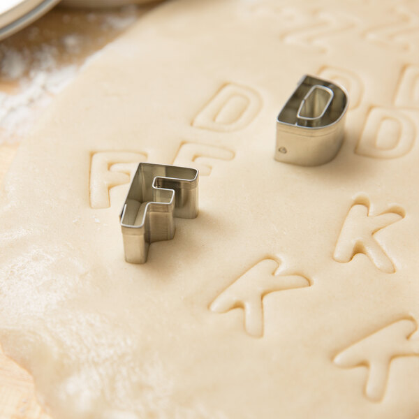 Ateco 6949 26-Piece 1" Tin Alphabet Cutter Set